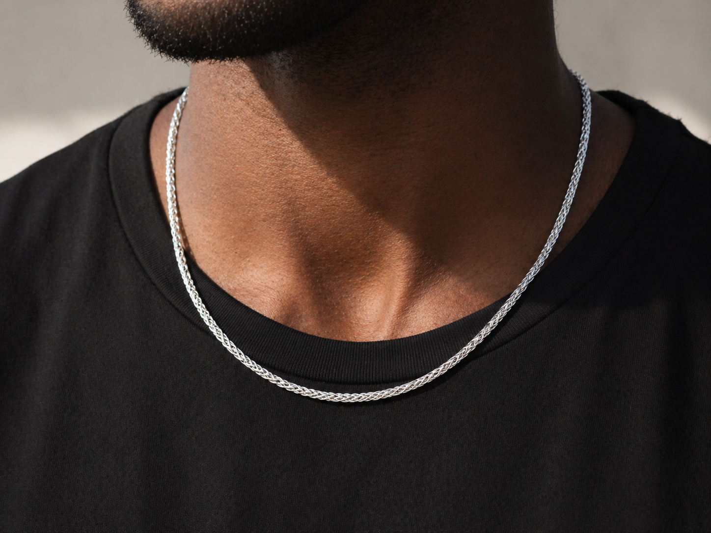925 Sterling Silver 2.7mm Spiga Chain – Iṣura